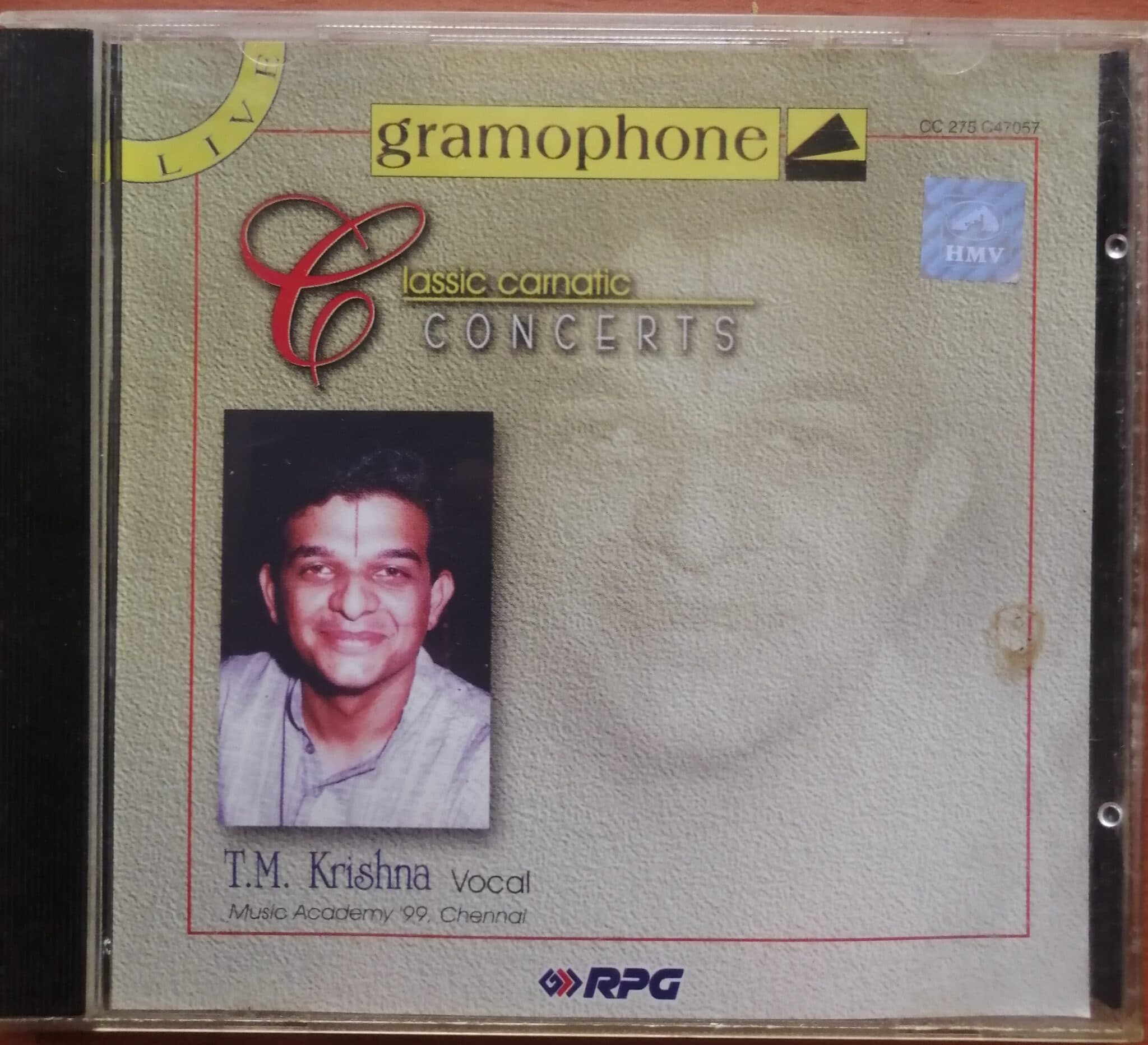 Live Classic Concerts T.M. Krishna (Vocal) - Audio CDs World