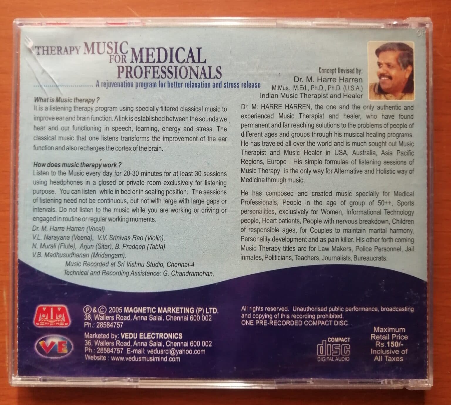 THERAPY MUSIC FOR MEDICAL PROFESSIONALS - Audio CDs World