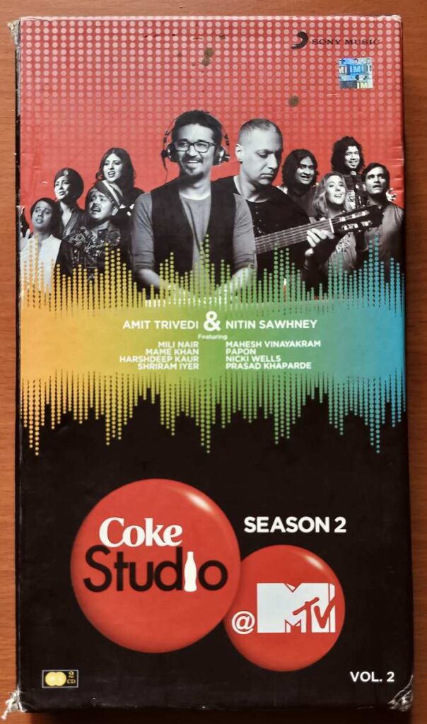 COKE STUDIO MTV SEASON 2 - Amit Trivedi & Nitin Sawhney Album 2CD Pack ...